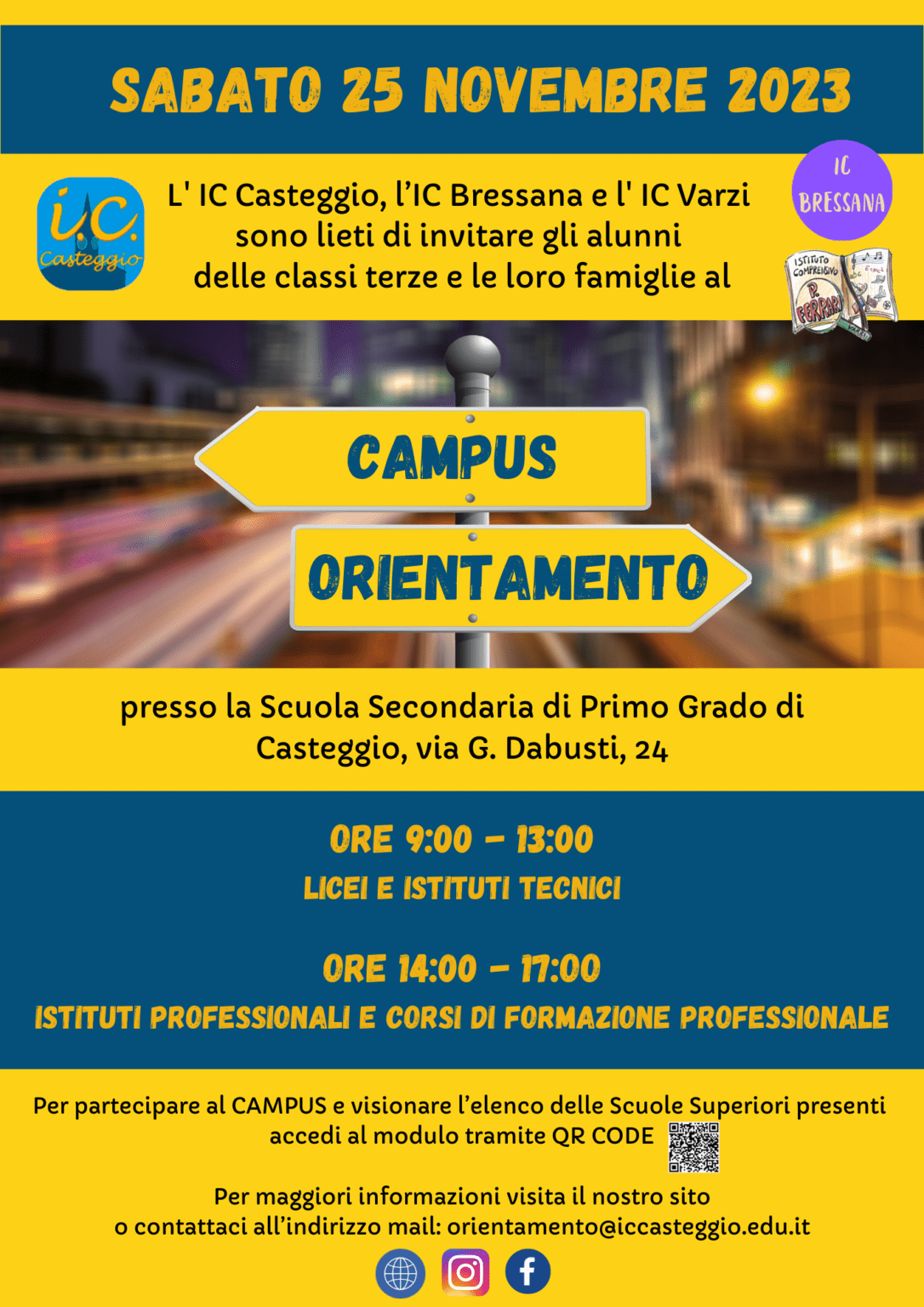 Campus Orientamento classi terze scuola secondaria primo grado – Istituto Comprensivo Statale